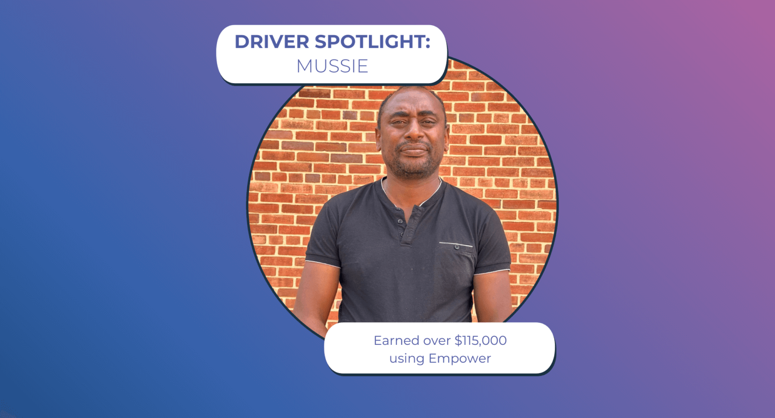 Driver Spotlight: Mussie — Empower