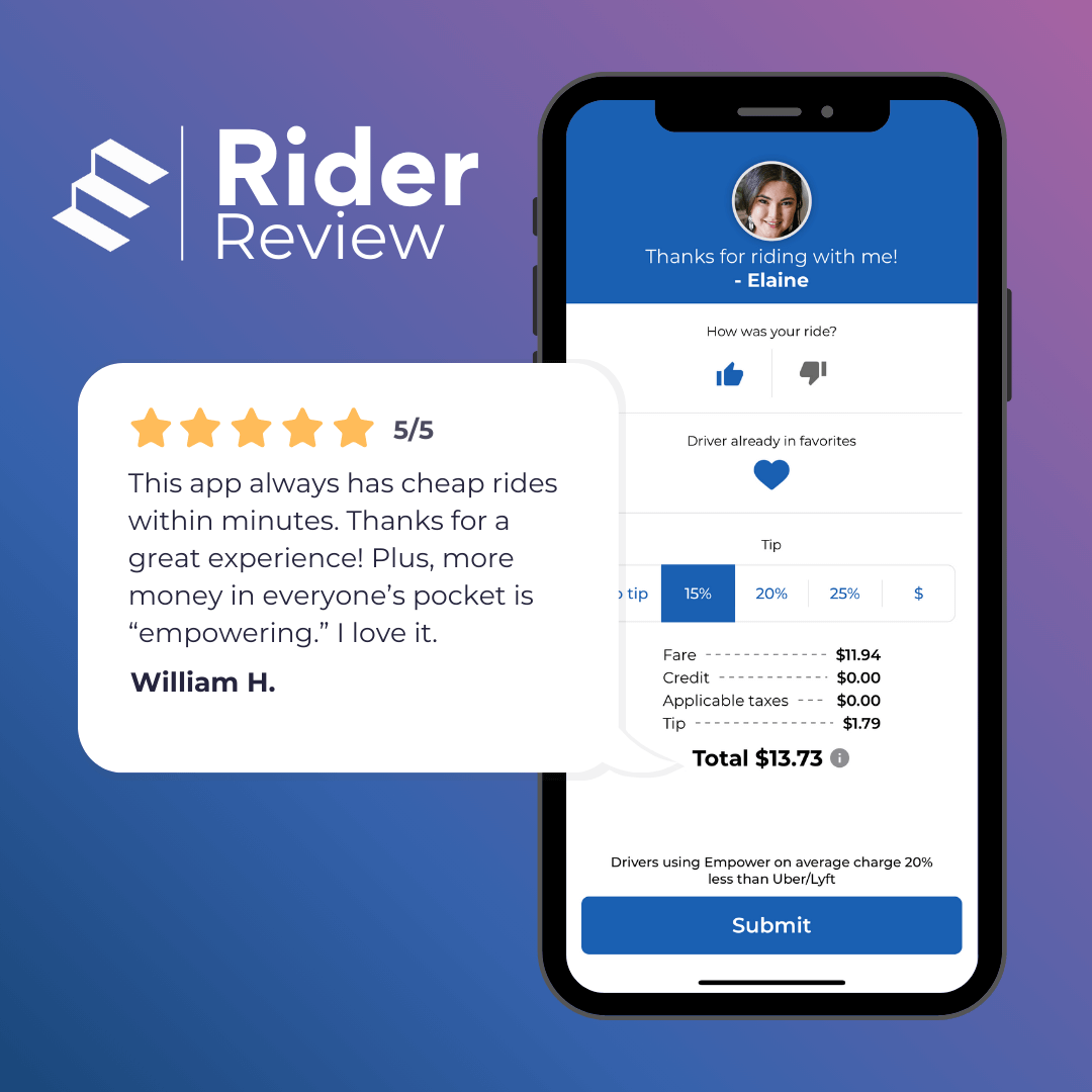 Thank you for supporting drivers — Empower